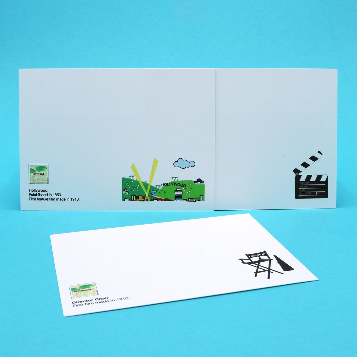 Hollywood Famous Landmarks Notecards | Red Maps
