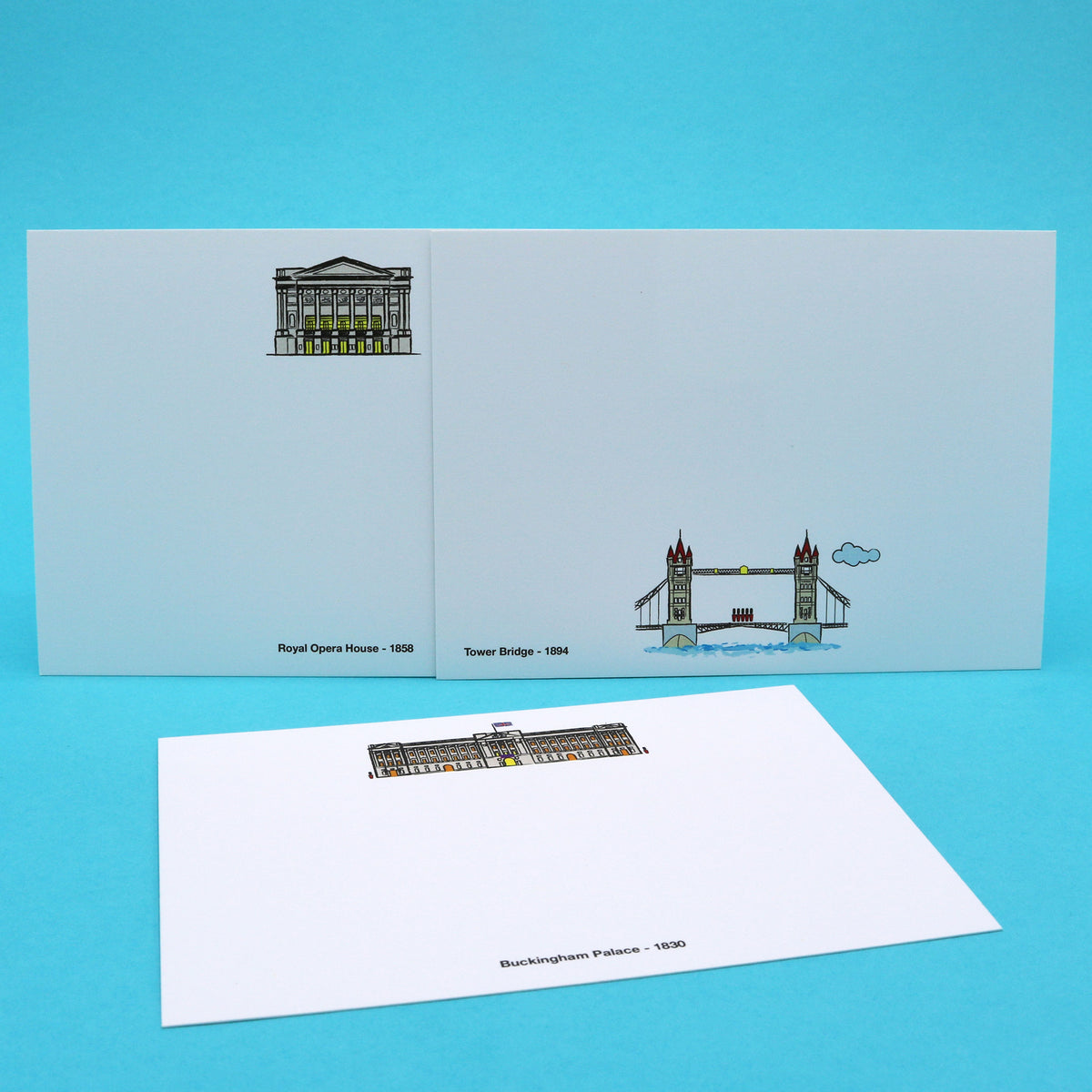 LONDON Landmarks Themed Stationery | Red Maps