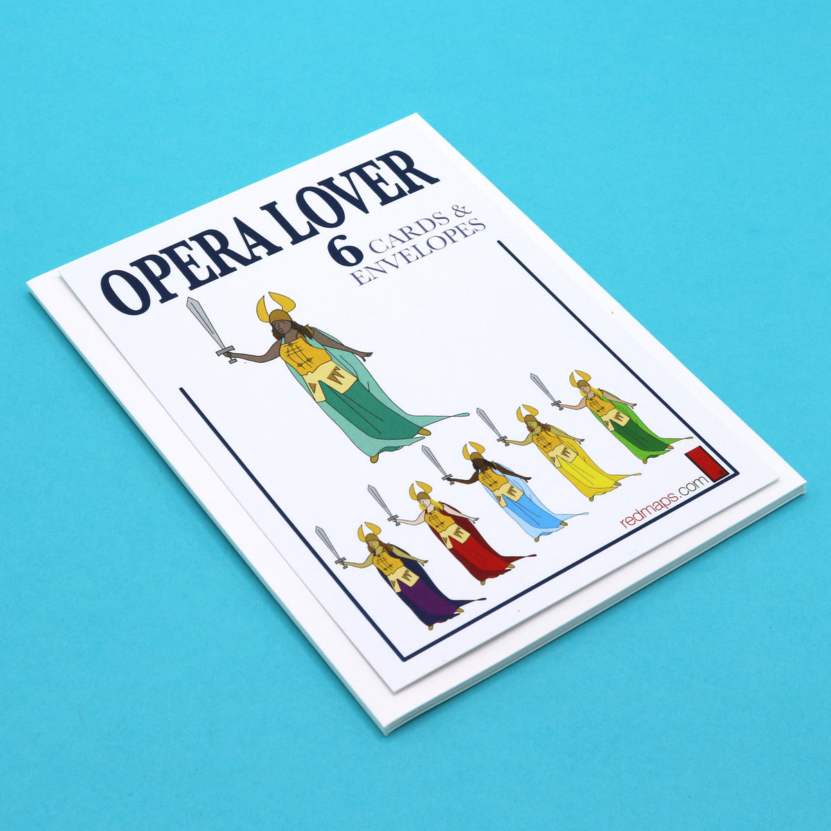 BRUNNHILDE OPERA LOVER Notecards | Red Maps