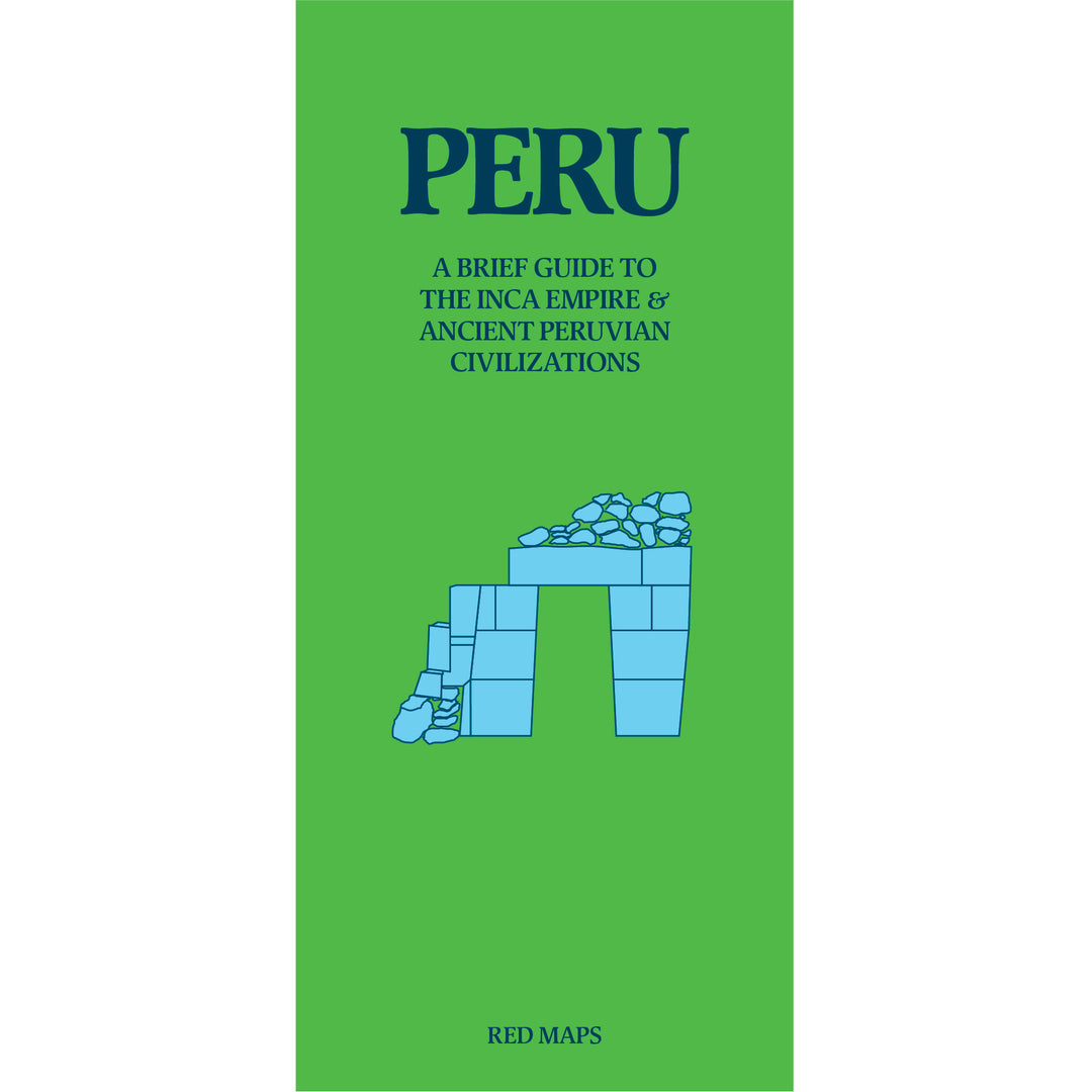 Peru Inca Ancient Societies Map | Red Maps