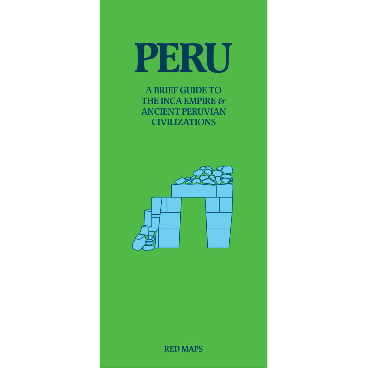 Peru Inca Ancient Societies Map | Red Maps